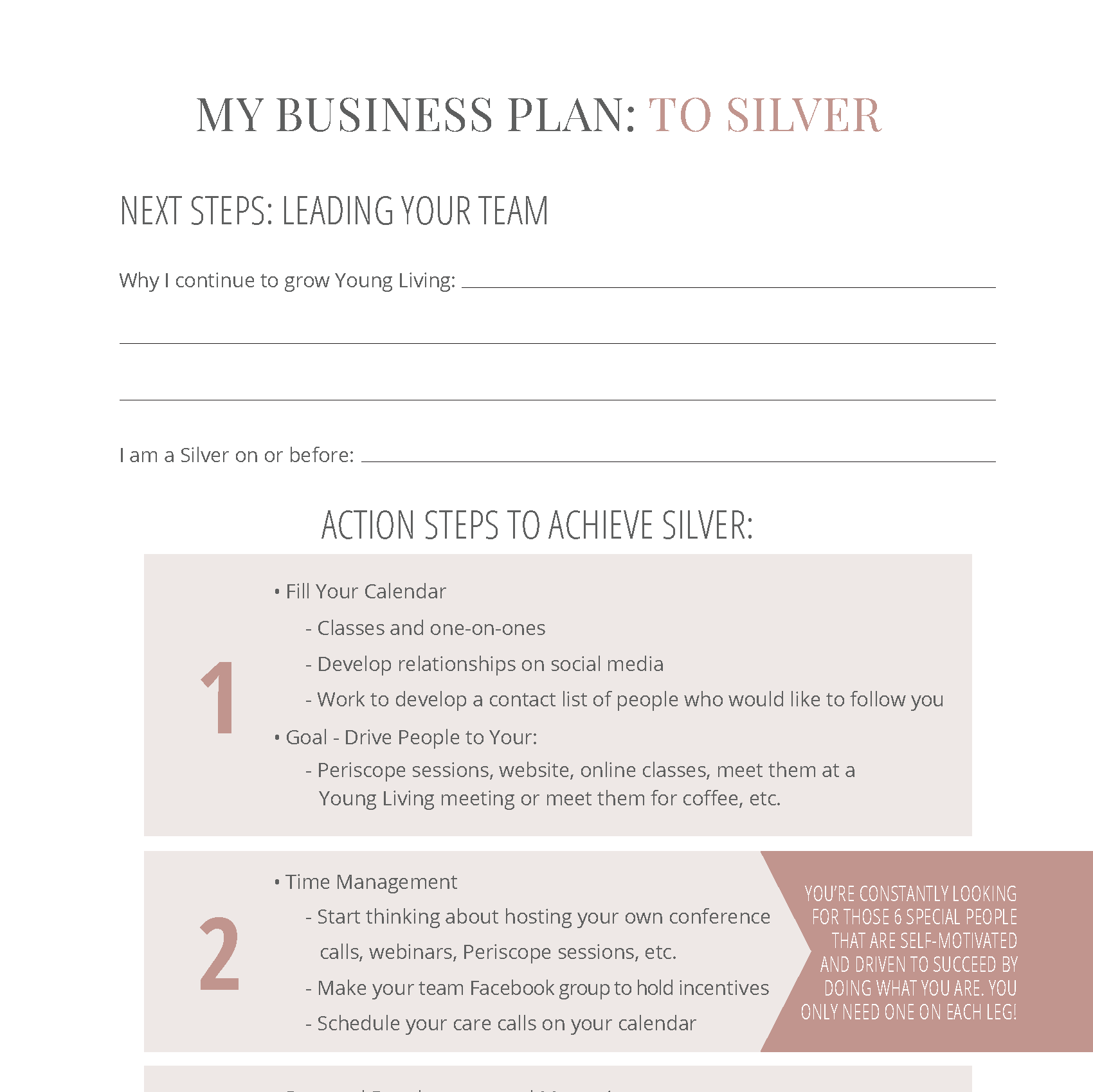 Silver Planner - Vital 180 Community