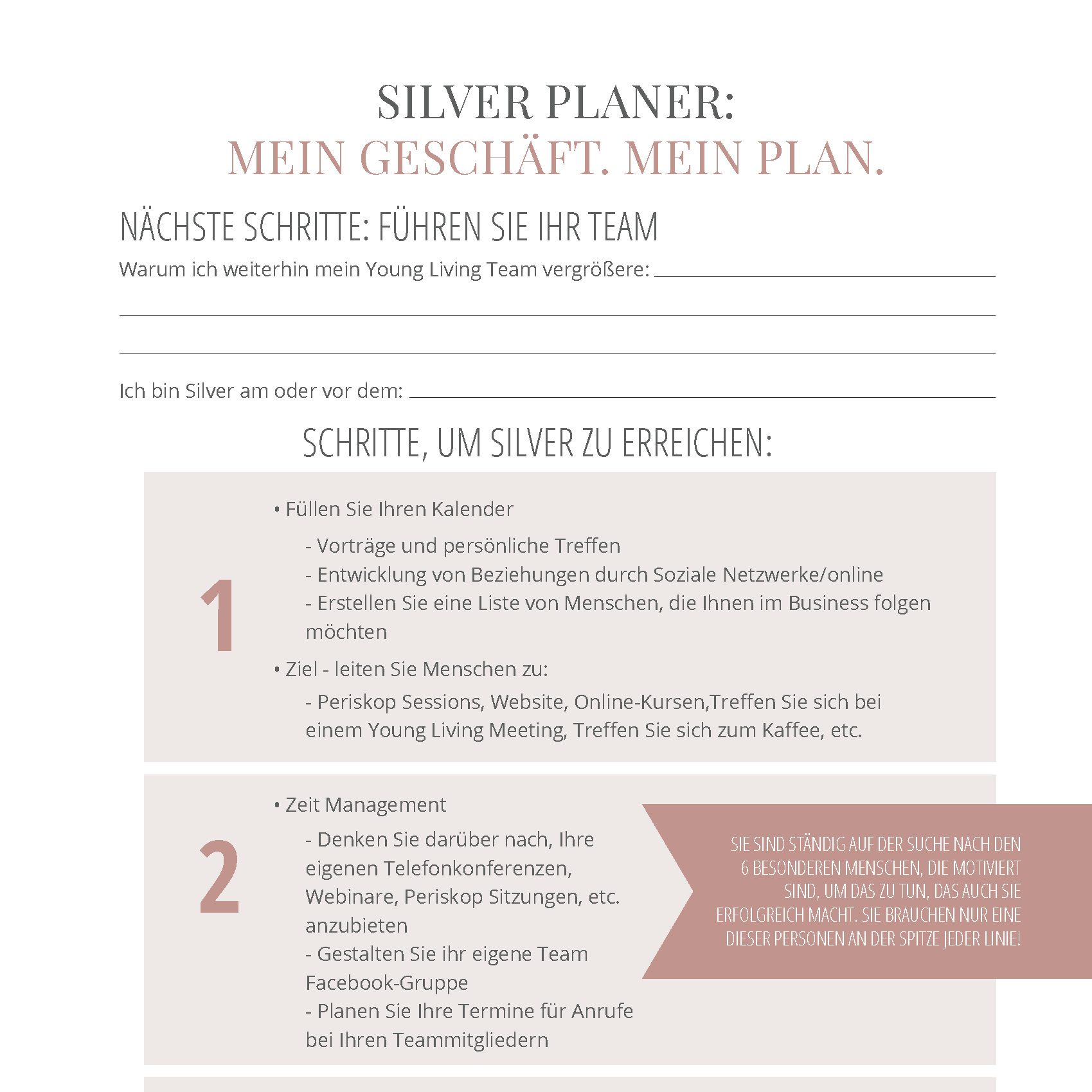 Silver Planner (Deutsch) - Vital 180 Community