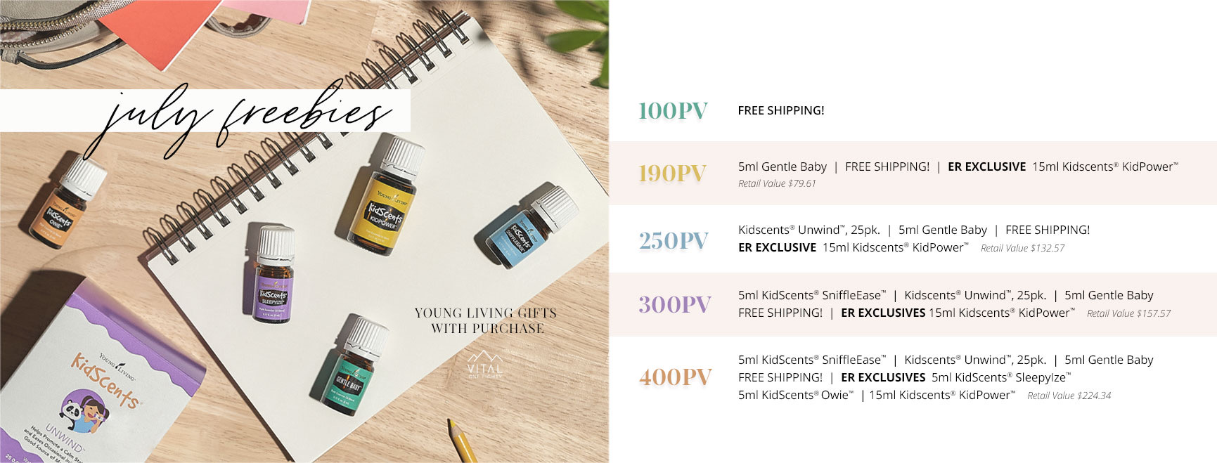 July Promo Banner - Vital 180 Community