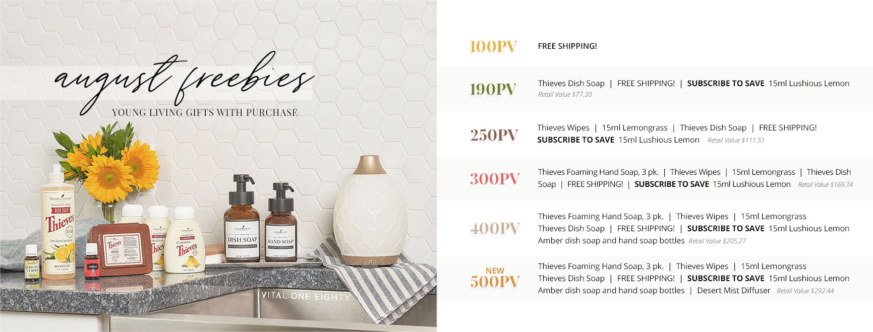 August Promo Banner - Vital 180 Community