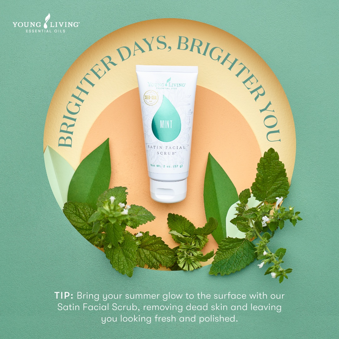 Mint Satin Facial Scrub - Vital 180 Community