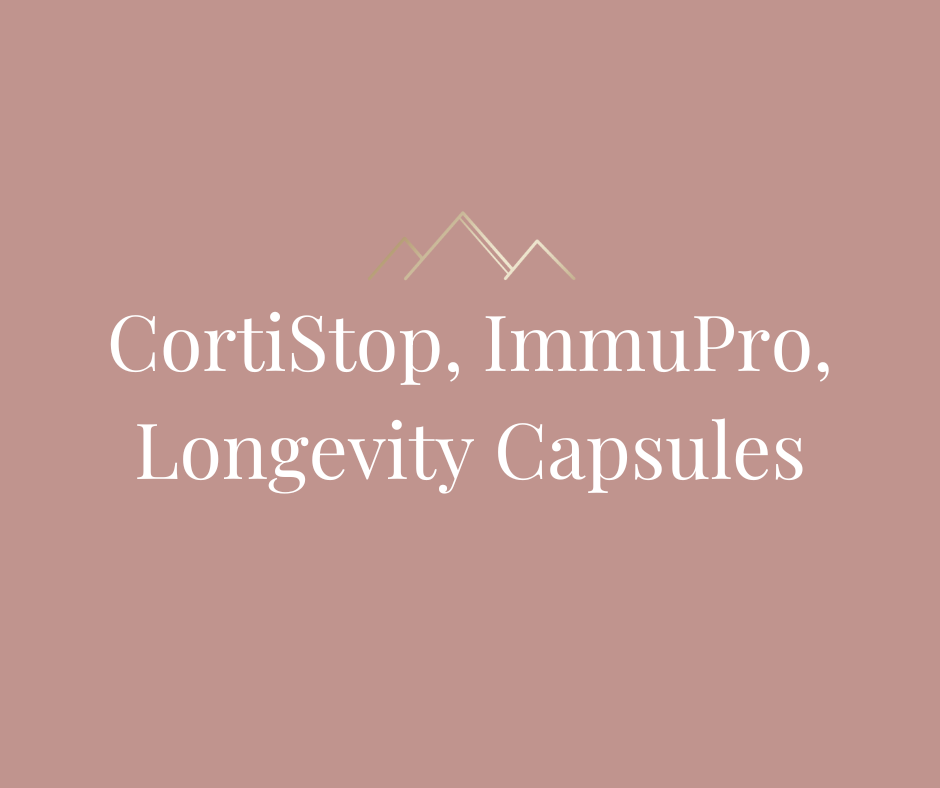 CortiStop, ImmuPro, Longevity Capsules - Vital 180 Community