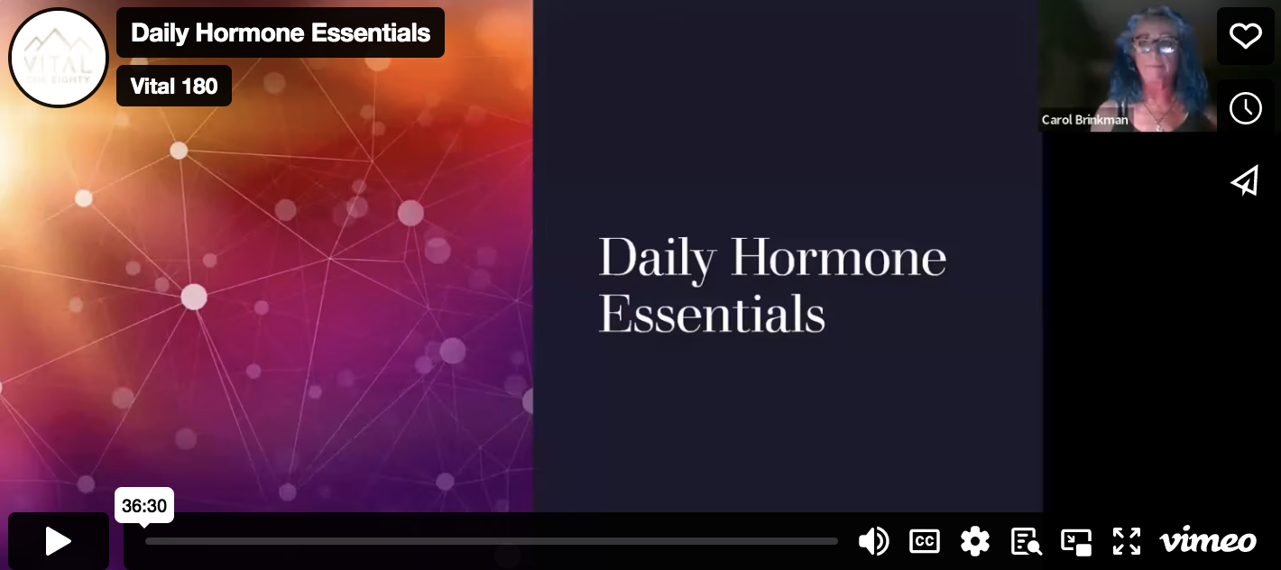Daily Hormone Essentials - Vital 180 Community